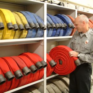 Fire Hose Rack: Firehouse Storage: Industrial Hose Rack | Patterson