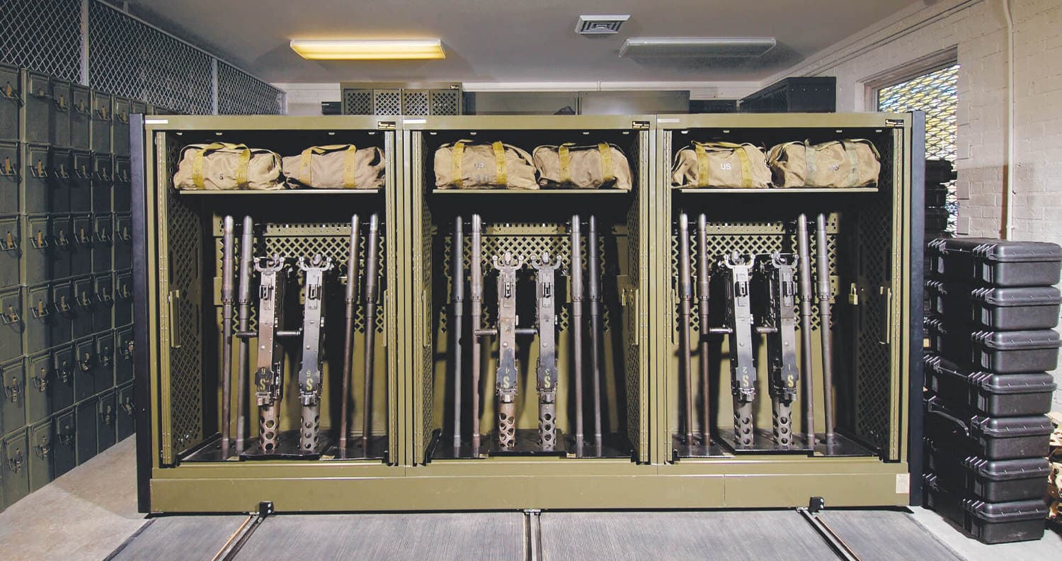 Universal Weapons Rack: Military Weapons Storage System | Patterson