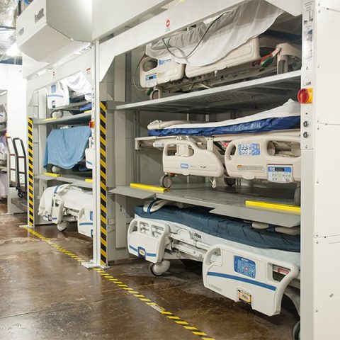 Bed Lifts for Hospital Bed Storage Solutions | Patterson Pope