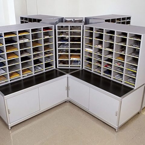 Mailroom Sorting Station: Freestanding Furniture | Patterson Pope