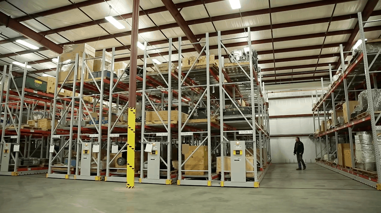 ActivRAC Industrial Mobile Shelving System for Warehouse: Patterson