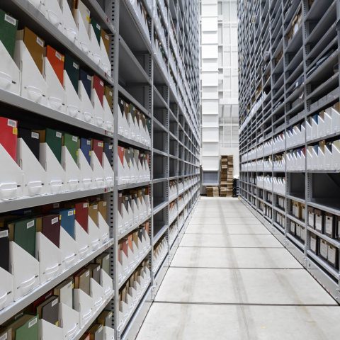 Compact Storage: Mobile High Bay Storage System | Patterson Pope