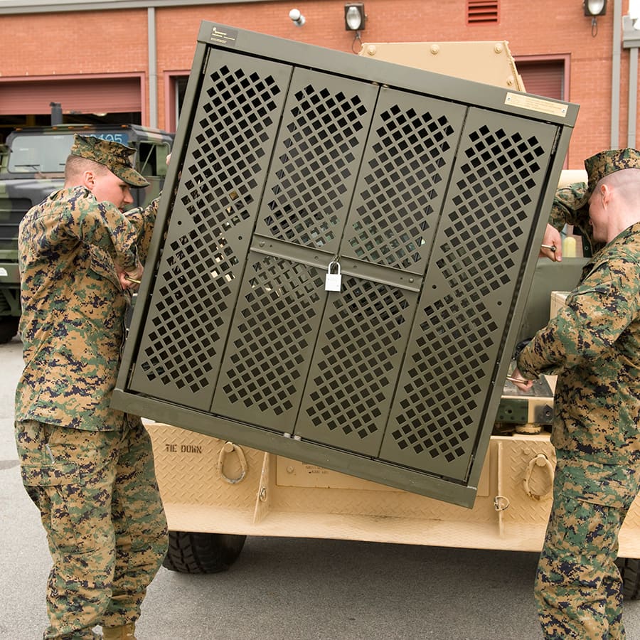 Military Storage: Universal Weapons Rack | Patterson Pope