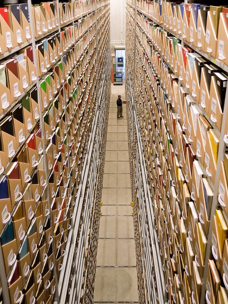 Compact Storage: Mobile High Bay Storage System | Patterson Pope