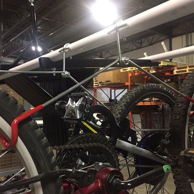 Bicycle storage - from off-road to off the floor