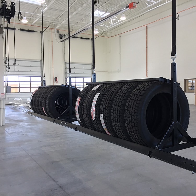 Gain Space and Efficiency with Vertical Tire Carousels